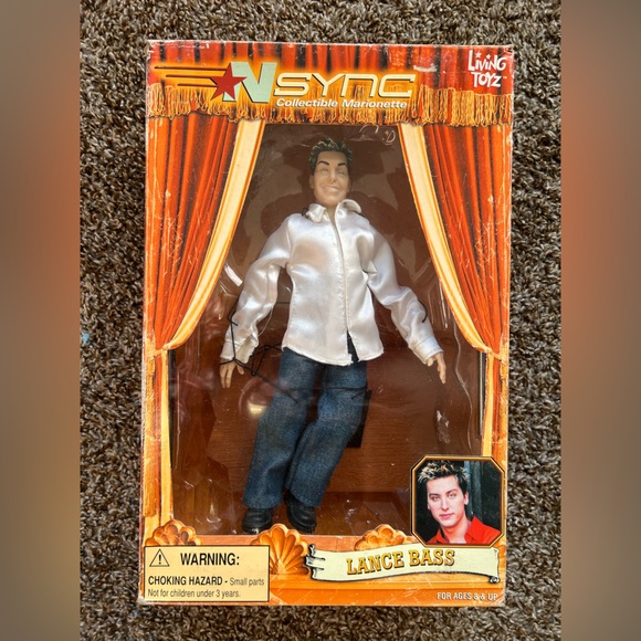 living toyz | Toys | Vintage 200 Nsync Lance Bass Marionette Doll With ...